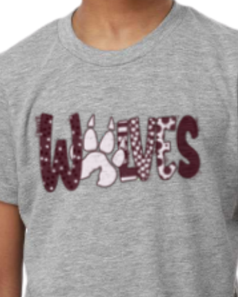Wolves with Paw Print (Adult Sizes) | Wonderfully Made Creations